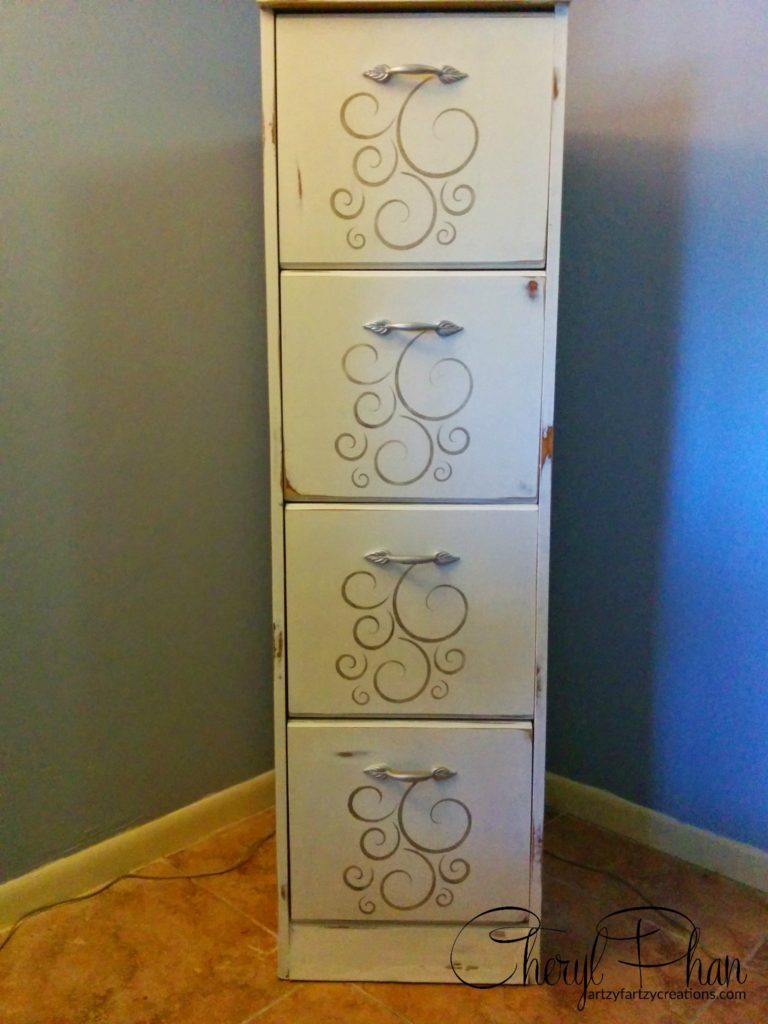 Repurposed Filing Cabinet - Artzy Fartzy Creations