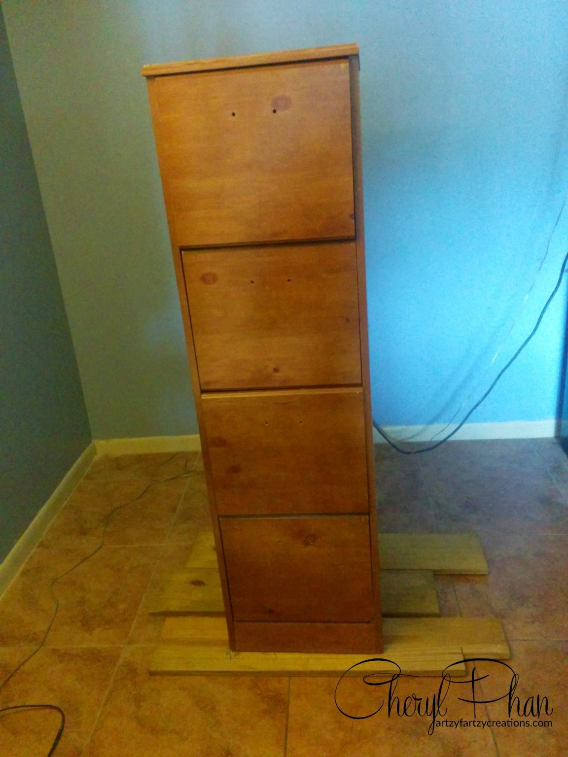 Repurposed Filing Cabinet - Artzy Fartzy Creations