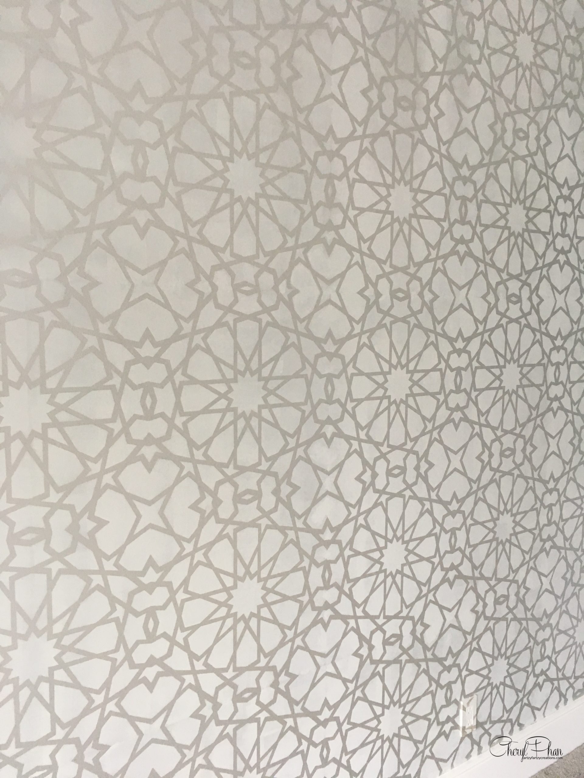 How to Add a Bold Statement to Your Walls with Silver Metallic Paint