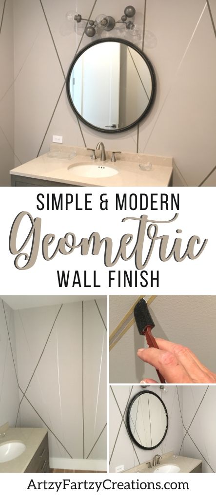 Simple and Fast Modern Wall Finish You Can Do In One day