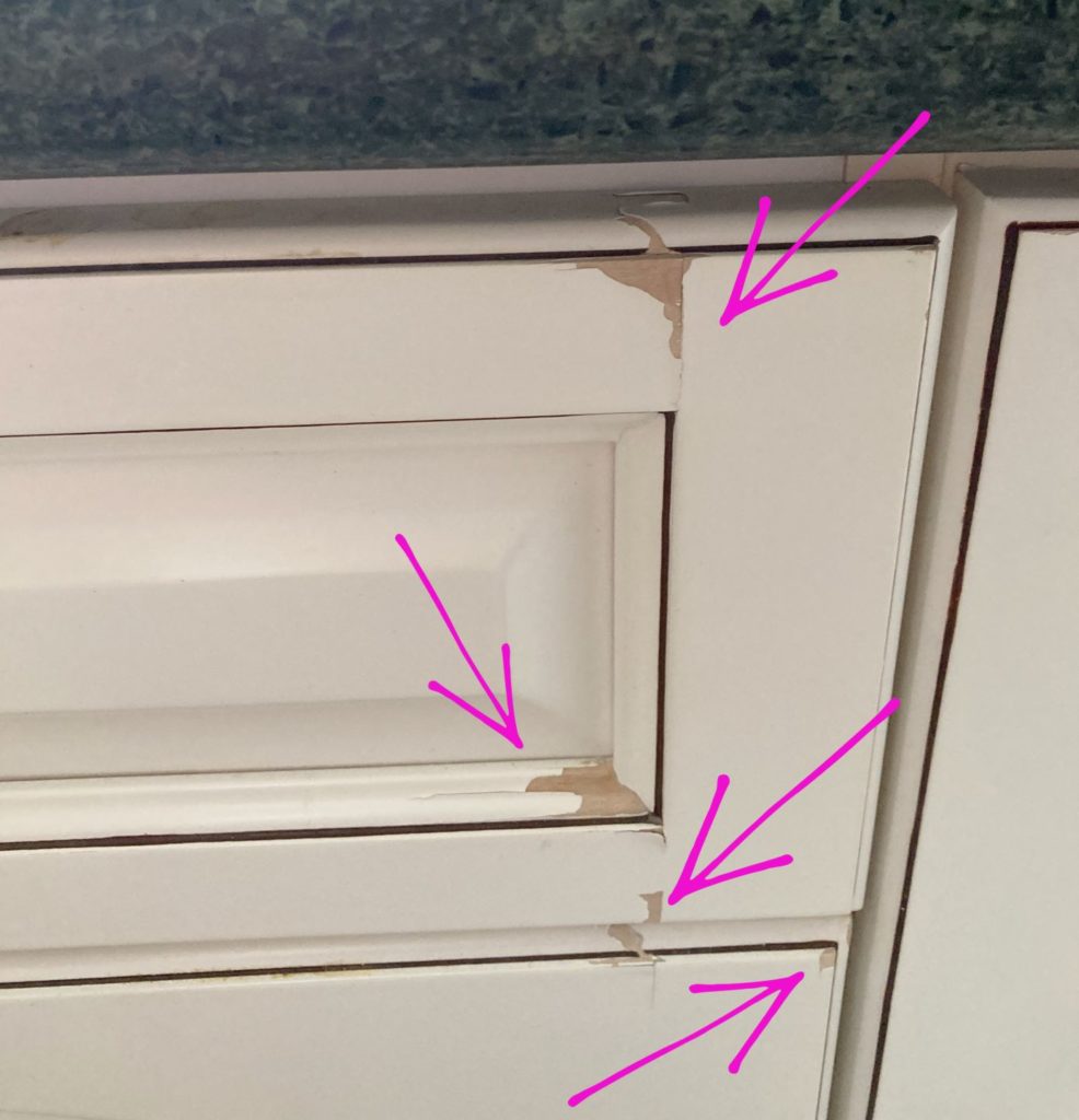How to Restore Damaged Cabinets - Artzy Fartzy Creations